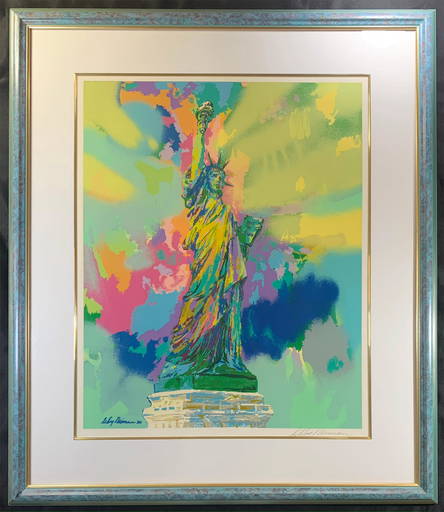 Leroy Neiman Signed Serigraph Statue Of Liberty