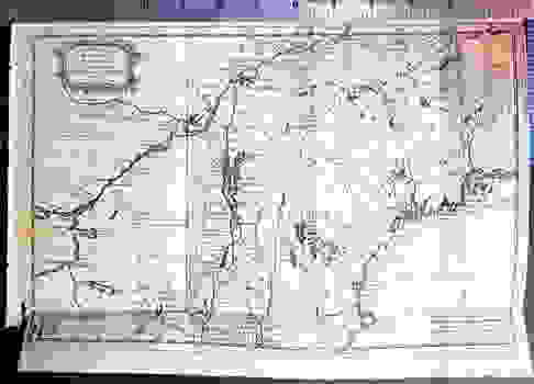 Map Of America Principal Seat Of War 1756, Canada, French And Indian ...