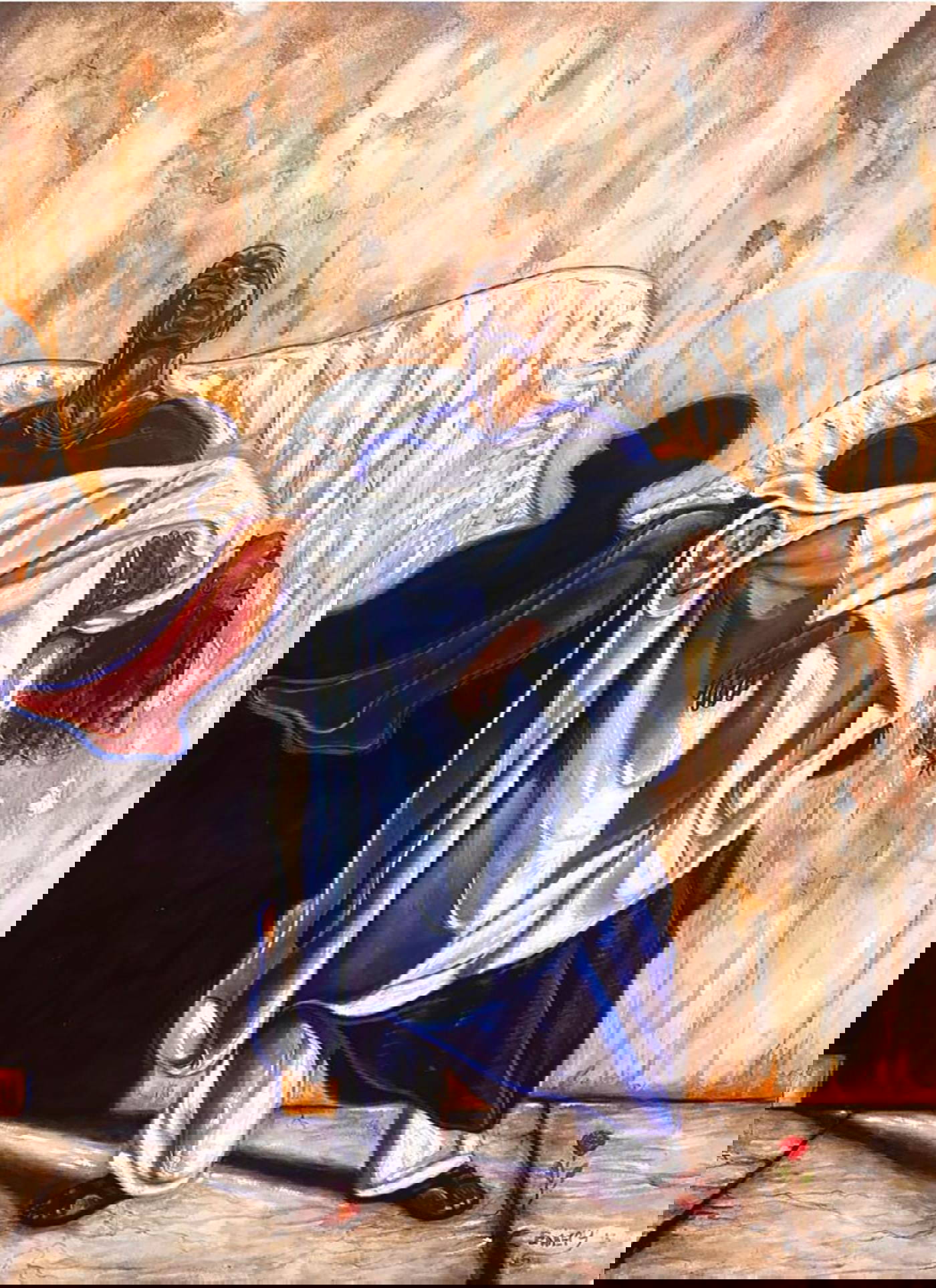 Emery Franklin Portrait Oil Painting My Heavenly Angel Auction