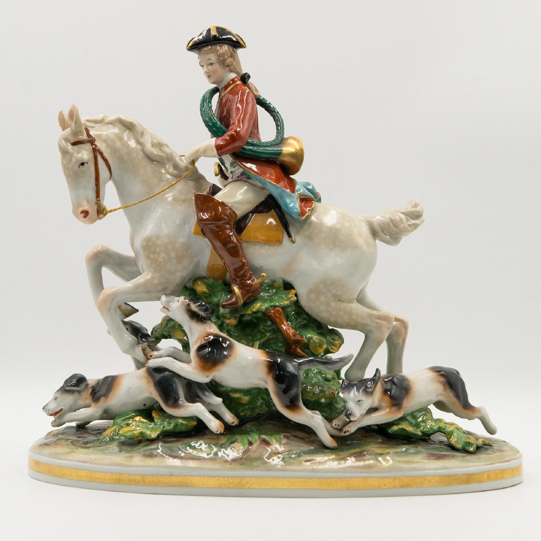 Capodimonte Porcelain Group Sculpture Figurine