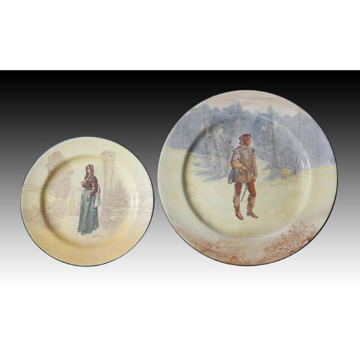 Two Shakespeare Seriesware Plates