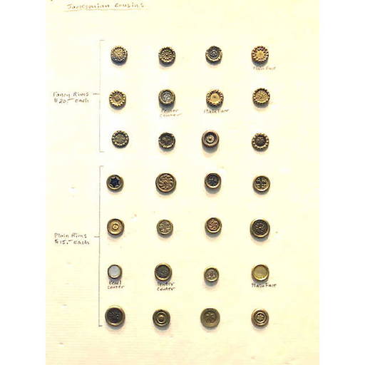 28 Small Jacksonian Cousin Buttons