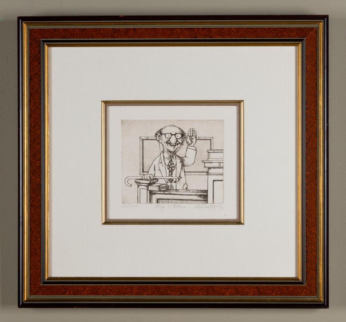 CHARLES BRAGG (AMERICAN, 1931-2017) LITHOGRAPH EYE