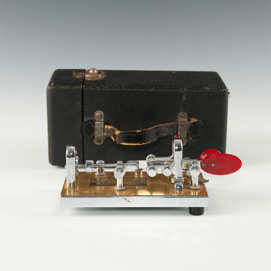 VINTAGE RADIO VIBROPLEX MORSE CODE KEY BRASS AND CHROME - May 23, 2019 ...
