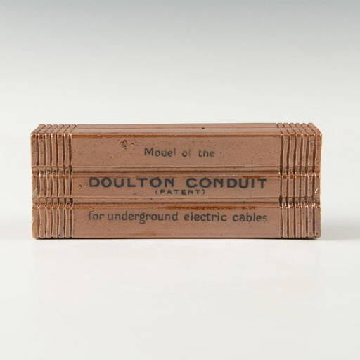 Doulton Lambeth Salesman Sample Electrical Conduit