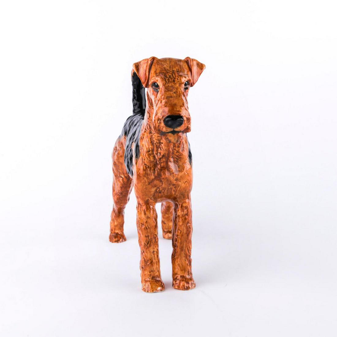 Large Royal Doulton Dog Figure, Airedale Terrier Hn1022