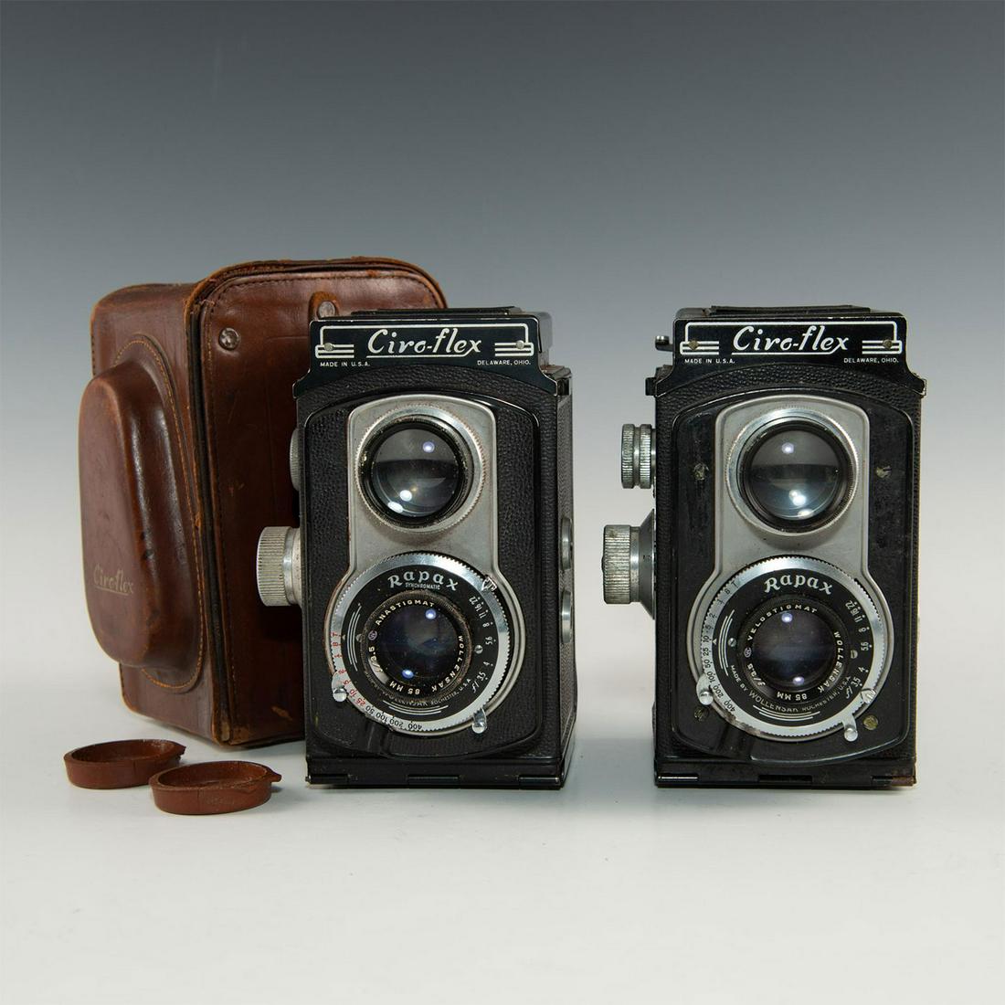 Pair Of Vintage Medium Format Ciro Flex Cameras