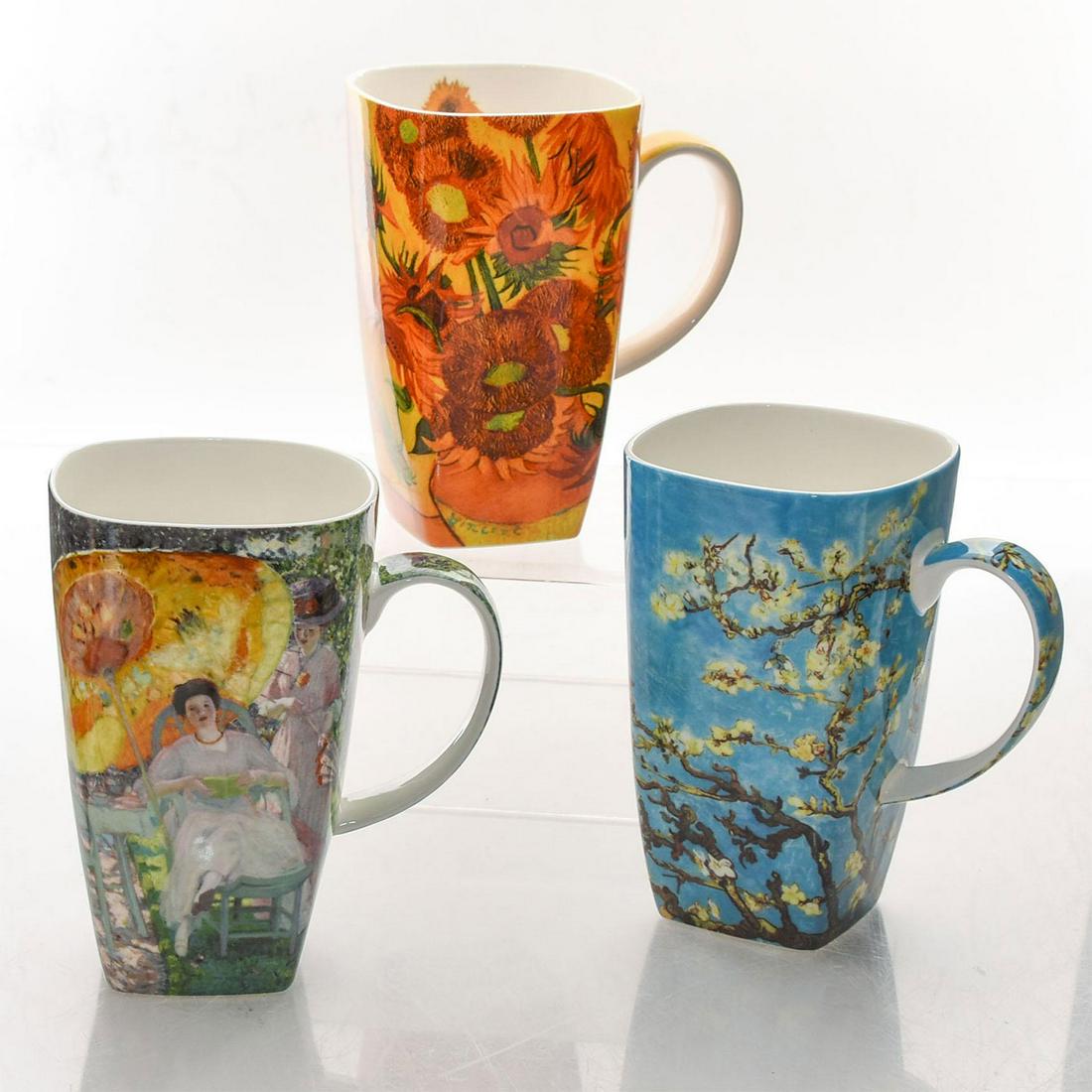 3 Mcintosh Fine Bone China Mugs