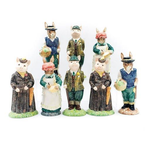 8 Beswick Figurines, Country Folk Series