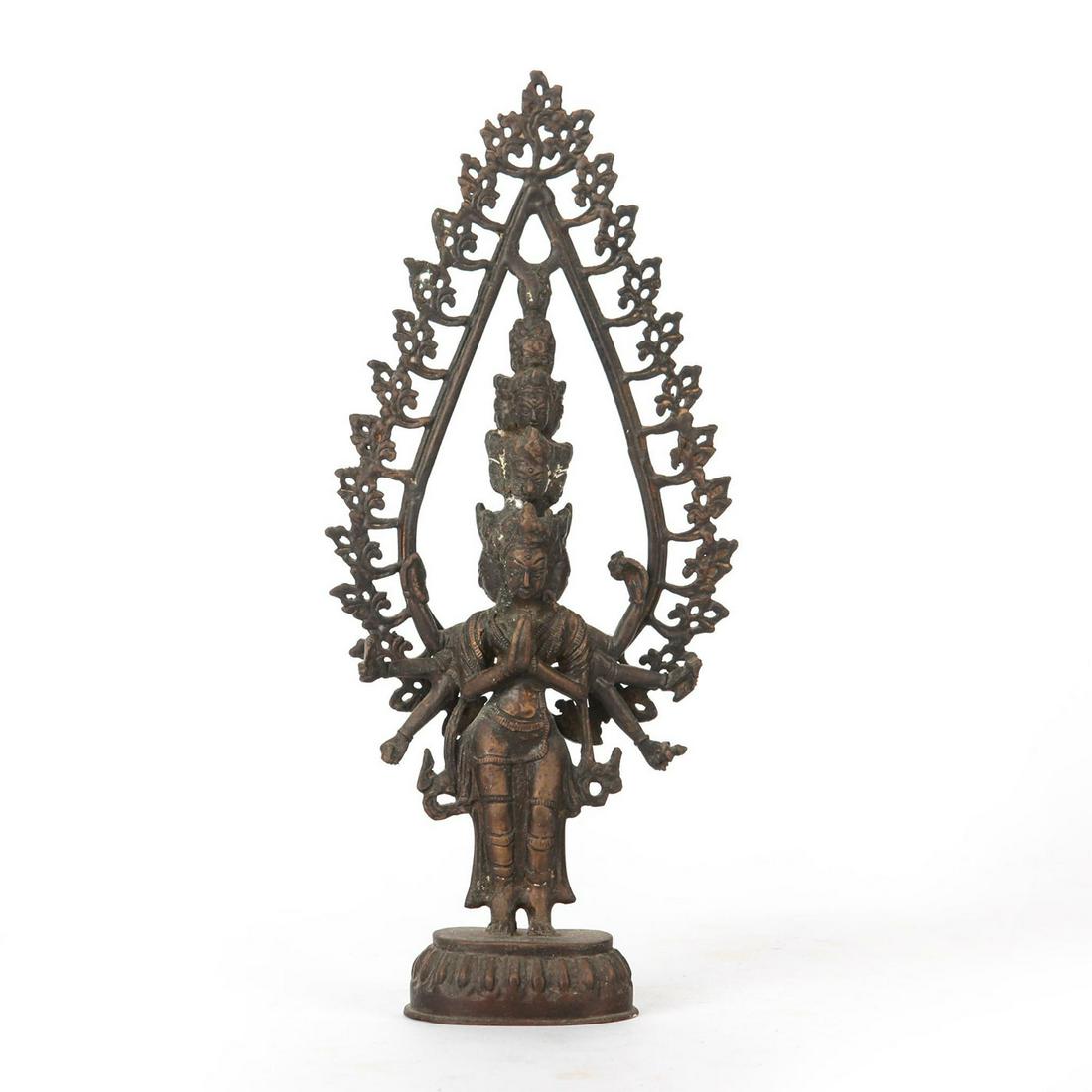 BRONZE SCULPTURE, DURGA INDIAN GODDESS OF WAR - Mar 15, 2020 | Whitley ...