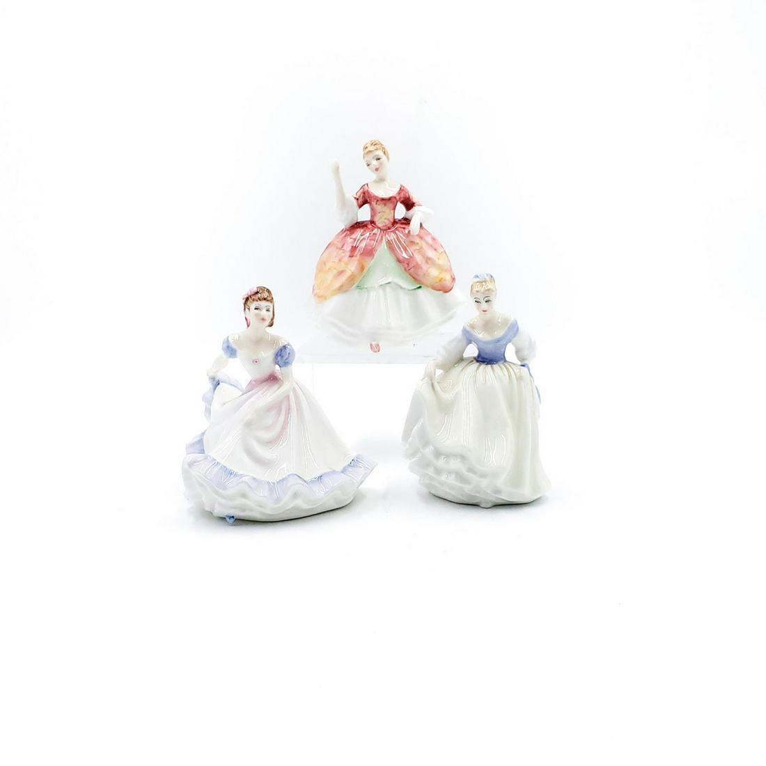 3 Royal Doulton Miniature Lady Figurines