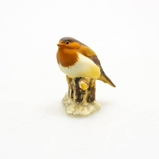 Capodimonte Porcelain Miniature Figurine Bird On Branch