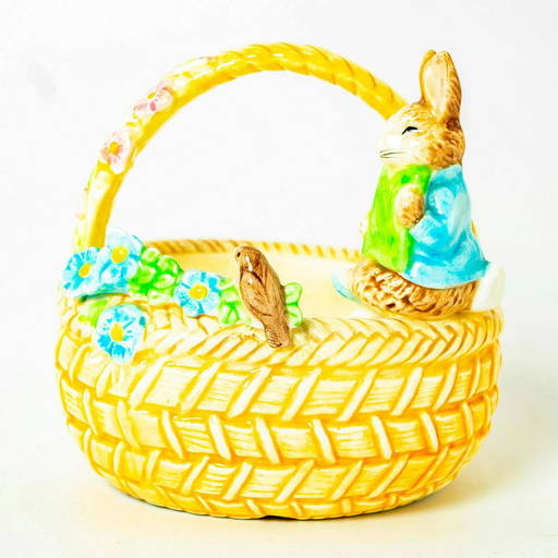 Schmid Music Box, Beatrix Potter, Peter Rabbit Basket