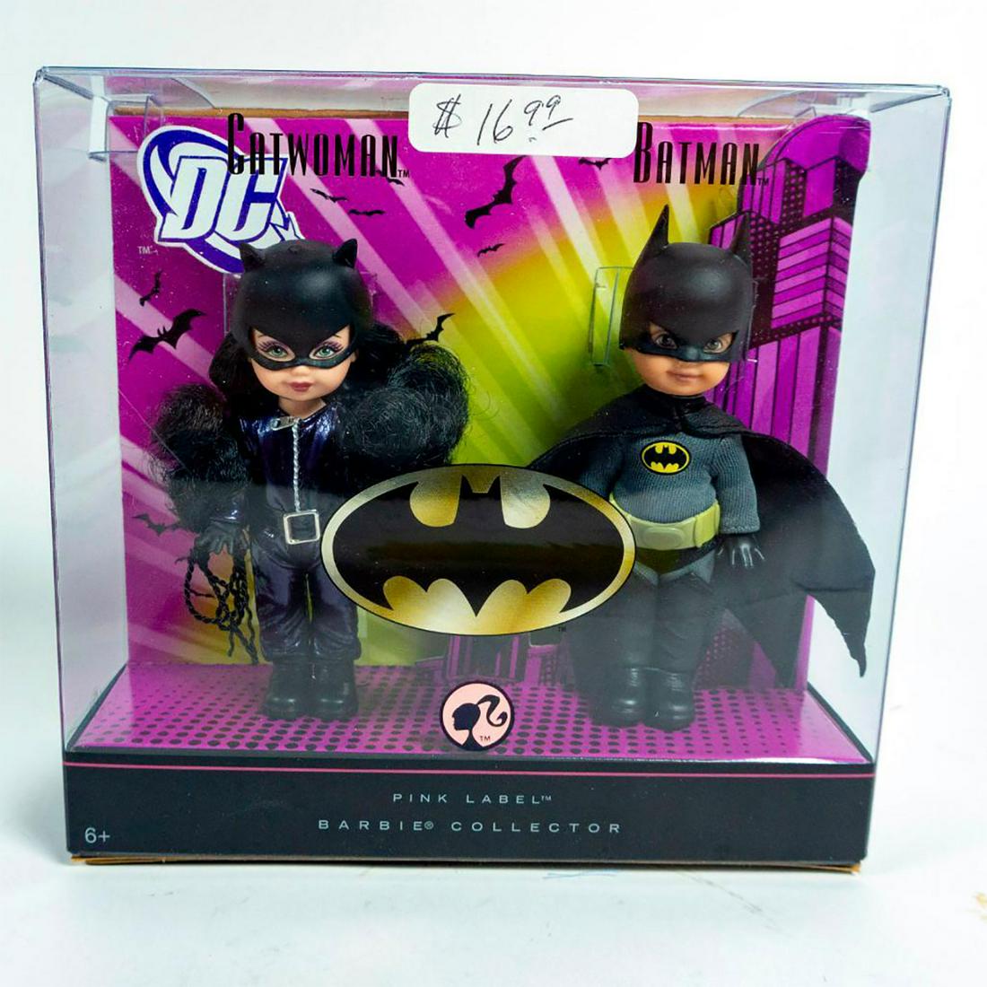 Mattel, DC's Catwoman and Batman Barbie Dolls | Barnebys