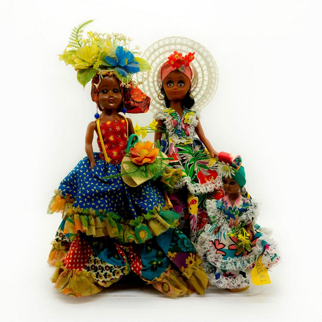 3pc Vintage Caribbean Islands Chiquita Flower Plastic | Barnebys