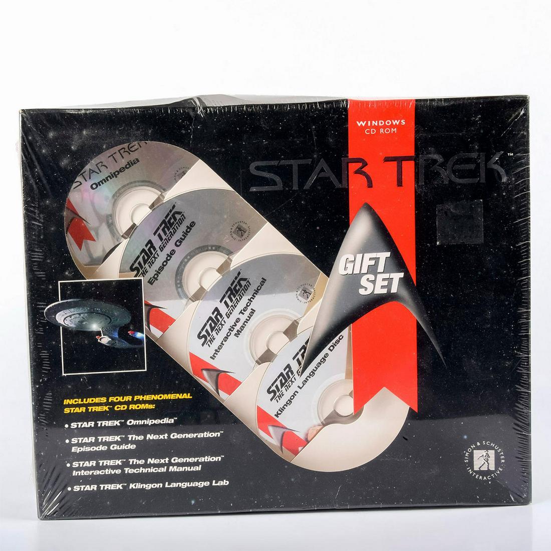 Retro Star Trek PC CD roms: Star Trek Gift Set | Barnebys