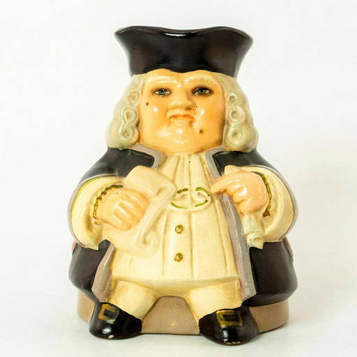 Grace Apgar Pottery Toby Jug, Lord Cornbury