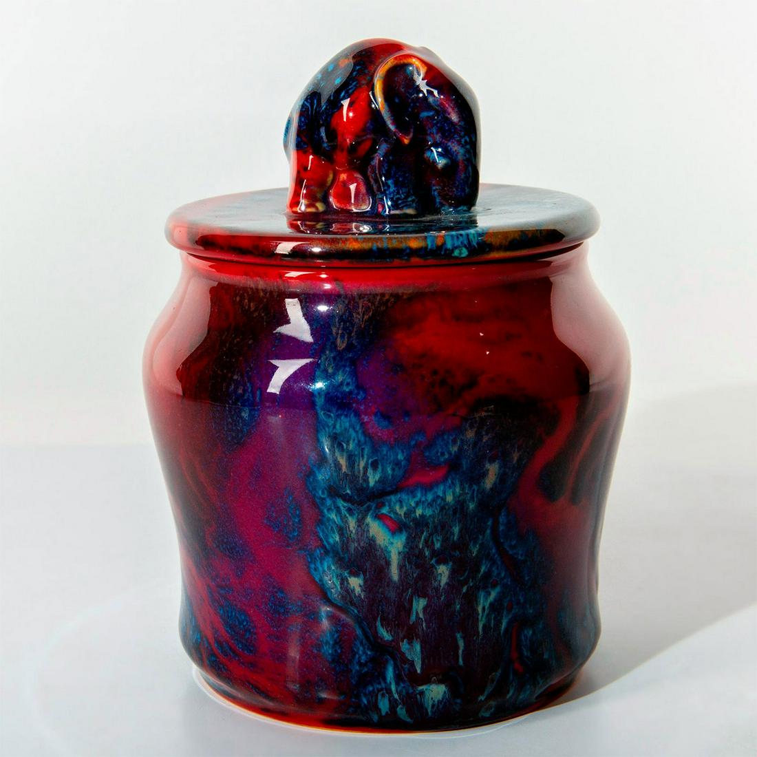 Royal Doulton Sung Flambe Tobacco Jar, Noke, Moore (#0736) on May 19 ...