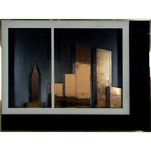 Jon Gilmore (american) Signed, Framed Sculpture