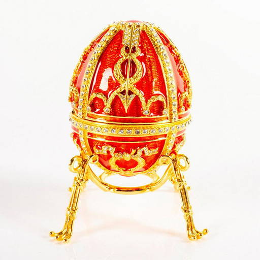 Faberge Egg, Imperial Rosebud 1895 Replica