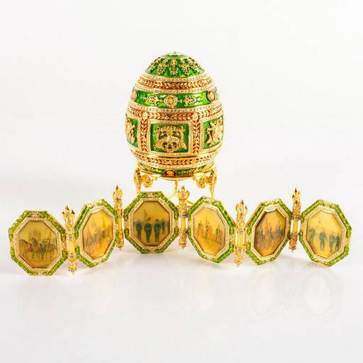 Faberge Egg, Napoleonic 1912 Replica