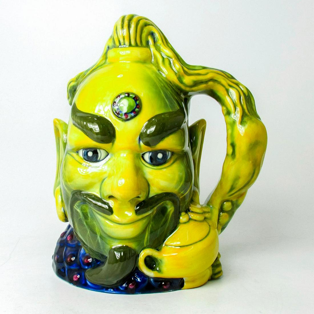 Aladdin's Genie Yellow Flambe Large Royal Doulton Character Jug