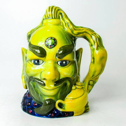 Aladdin's Genie Yellow Flambe Large Royal Doulton Character Jug