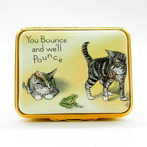 Halcyon Days Trinket Box, You Bounce and We'll Pounce (#0943) on Aug 29 ...