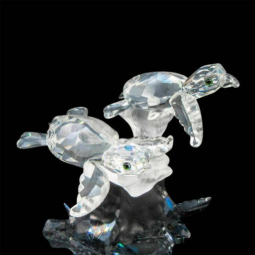 Swarovski Crystal Figurine, Baby Sea Turtles