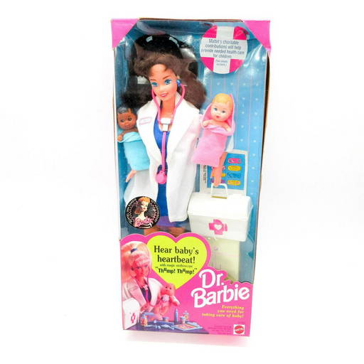 Vintage Mattel Barbie Doll, Dr. Barbie