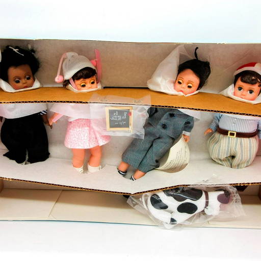 Vintage Madame Alexander Doll Set, The Little Rascals