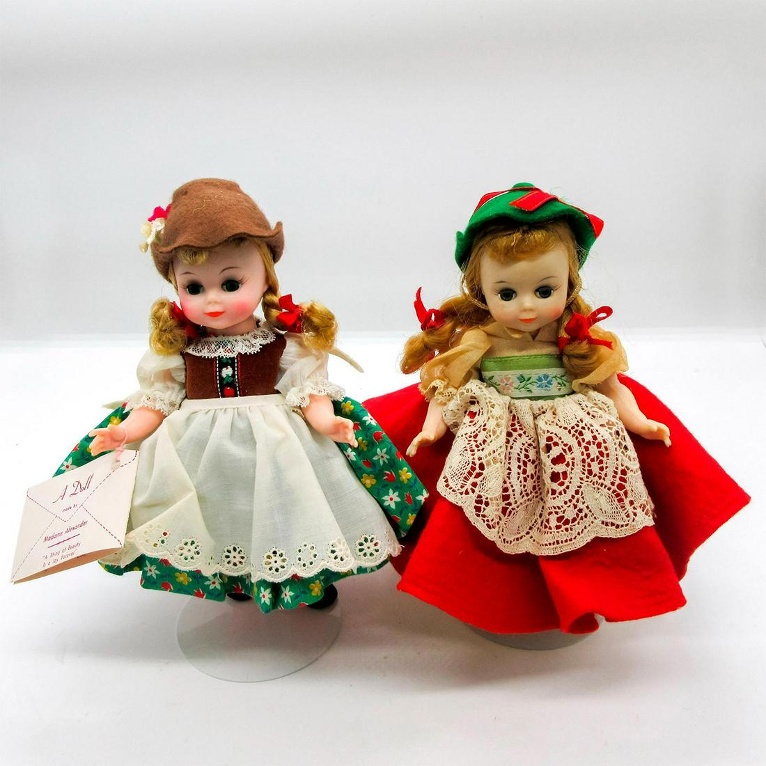 2pc Vintage Madame Alexander Dolls, Swiss & Tyrolean Girls - Nov 29 ...