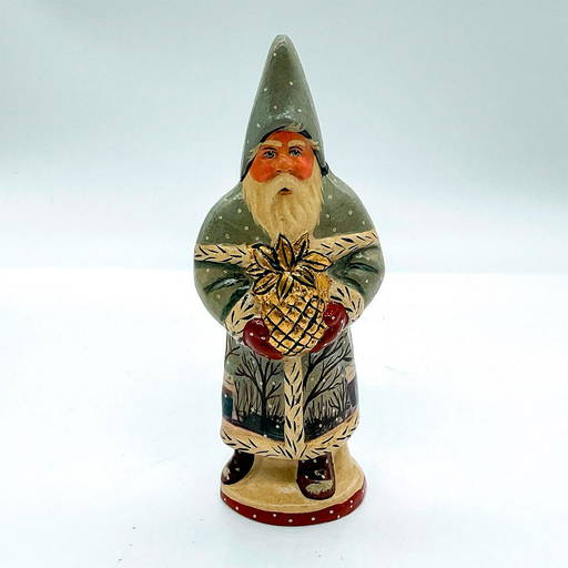 Vaillancourt Folk Art Chalkware Figurine, Monticello Santa - Dec 08 ...