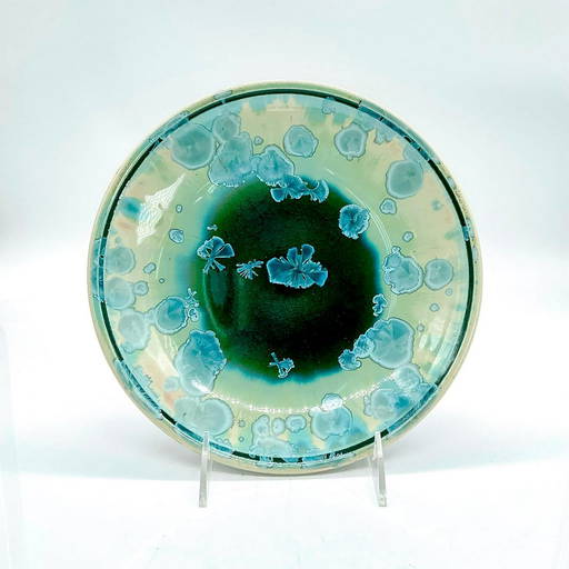 Robbrecht Troost (b. 1948), Crystalline Pottery Plate (#0483) on Jan 08 ...