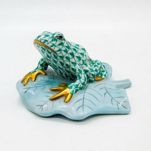 Vintage Herend Porcelain Tree Frog Figurine