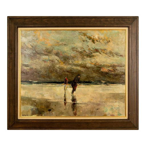 Russell Frost (american, 1927 1996) Oil Painting On Board