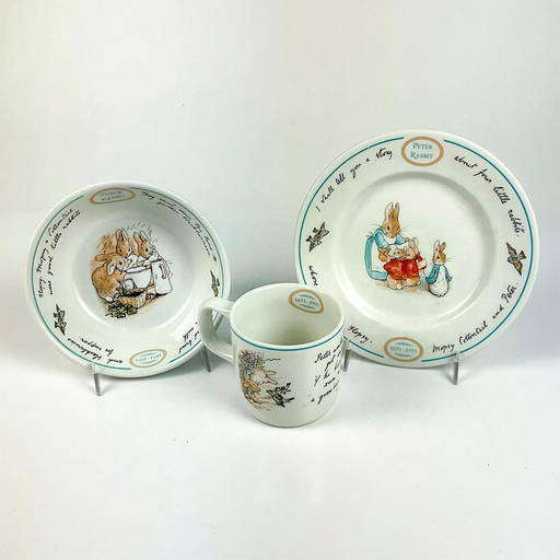 Wedgwood Beatrix Potter Peter Rabbit Nursery Set