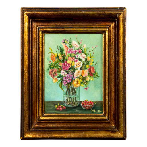 Perillo Vintage Oil Painting On Board