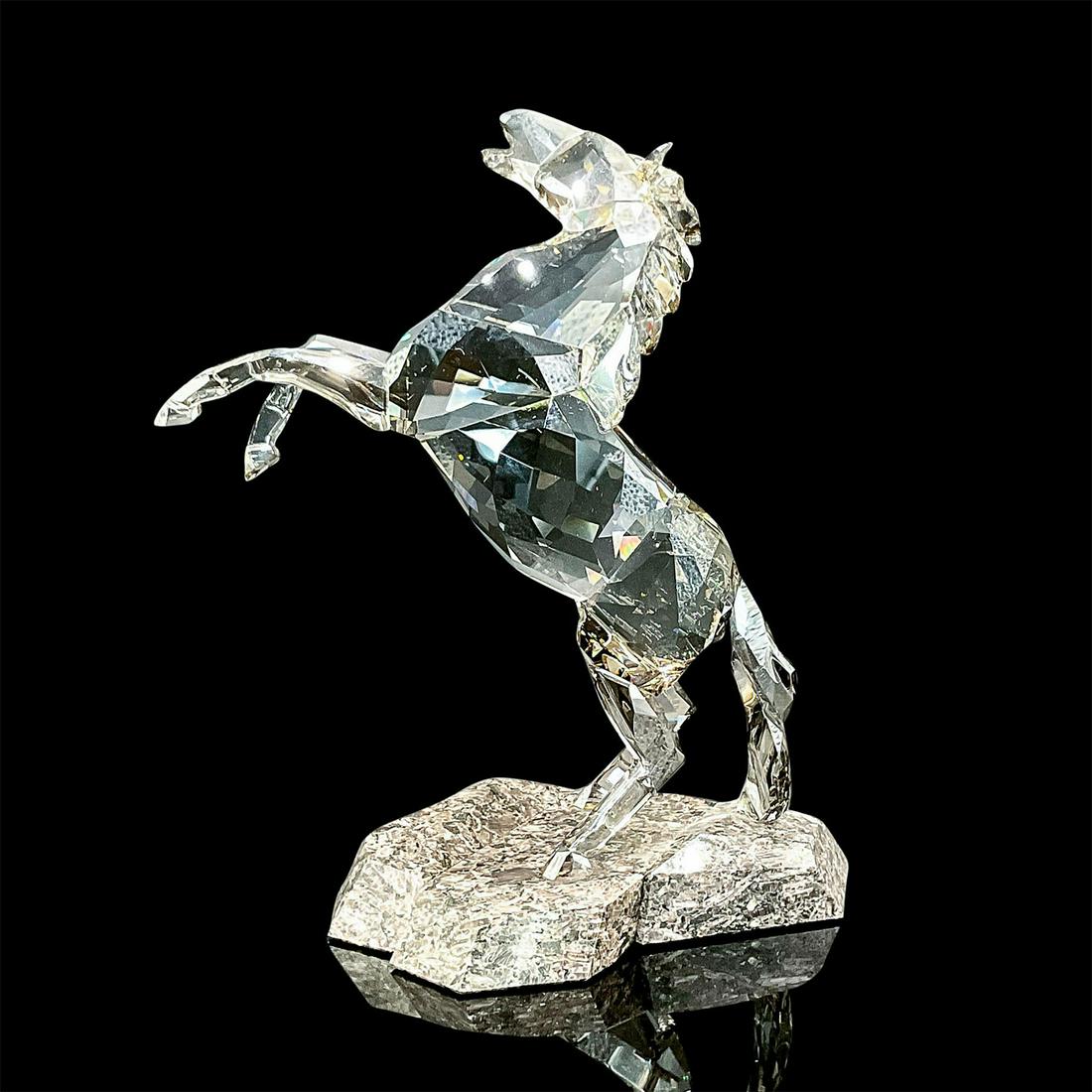 Swarovski Crystal Figurine, Power Of Motion, Horse Rearing
