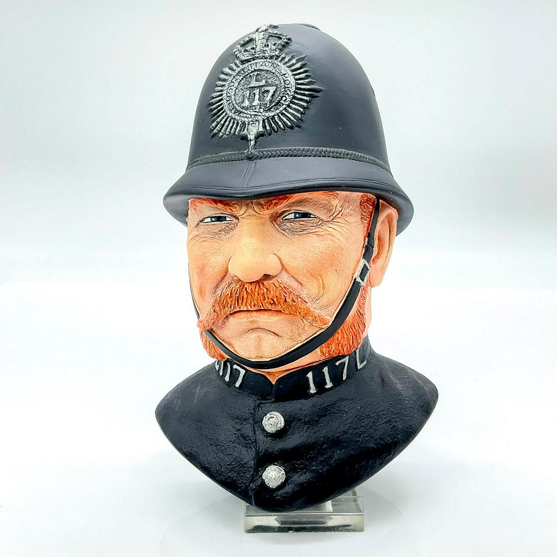 Vintage Bossons Chalkware Head Victorian Bobby