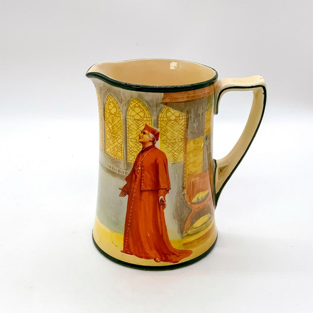 Vintage Royal Doulton Pitcher, Cardinal Wolsey D3596