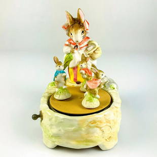 Schmid Beatrix Potter Music Box, Cecily P. Nursery Rhymes