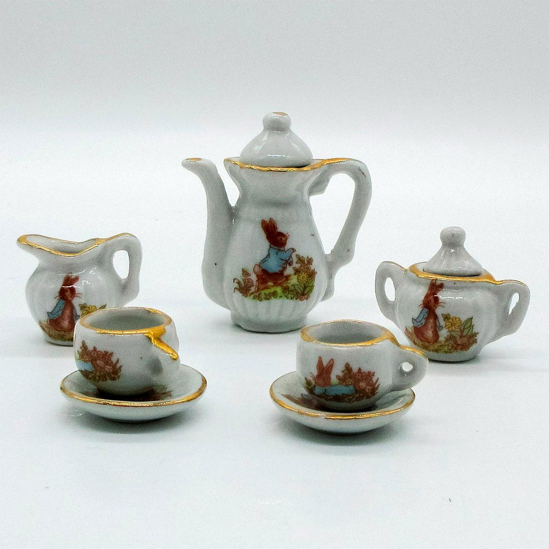 9pc Vintage Beatrix Potter Mini Tea Set, Peter Rabbit - Mar 07, 2023 ...