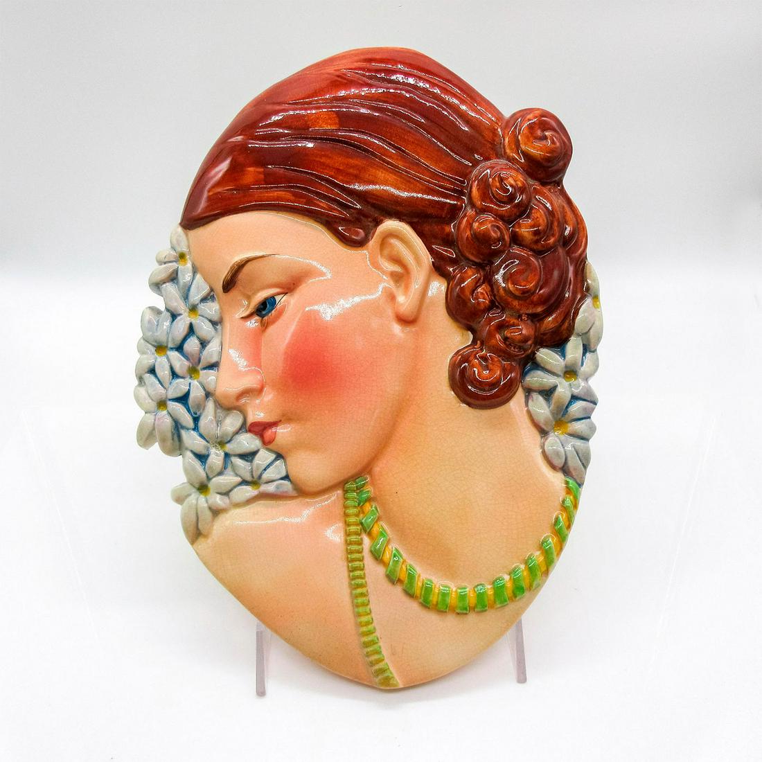Beswick Art Deco Style Wall Plaque, Hyacinth Lady - Mar 19, 2023 | Lion ...