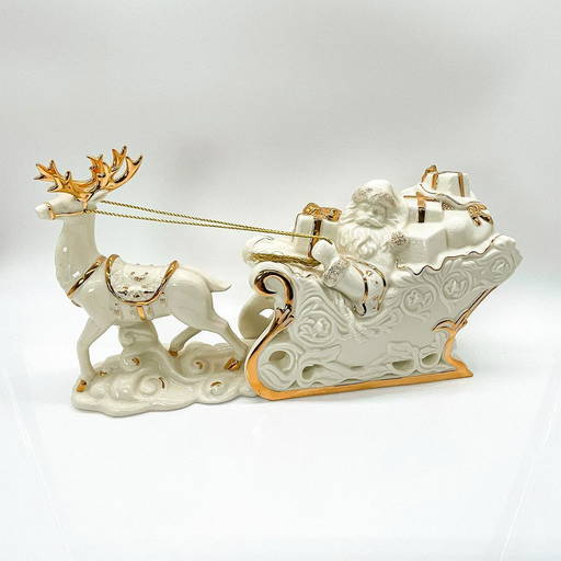 Lenox Christmas Figure, Santa In Sleigh