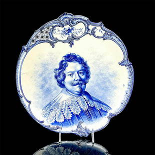 Delft Rembrandt Portrait Plate