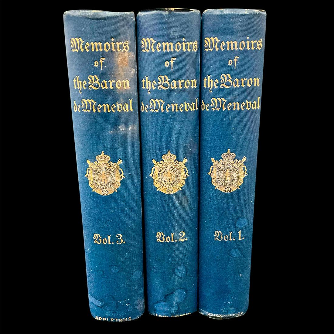 Three Volume Book Set, Memoirs Of Napoleon