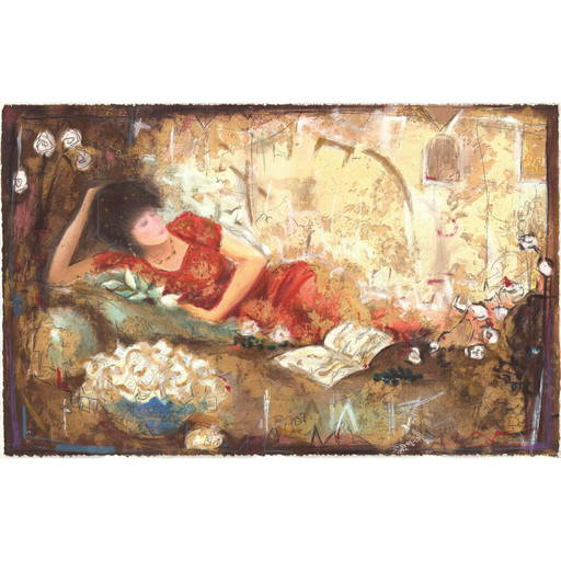 Janet Treby (british, B. 1955) Serigraph, Elysian Days Iii