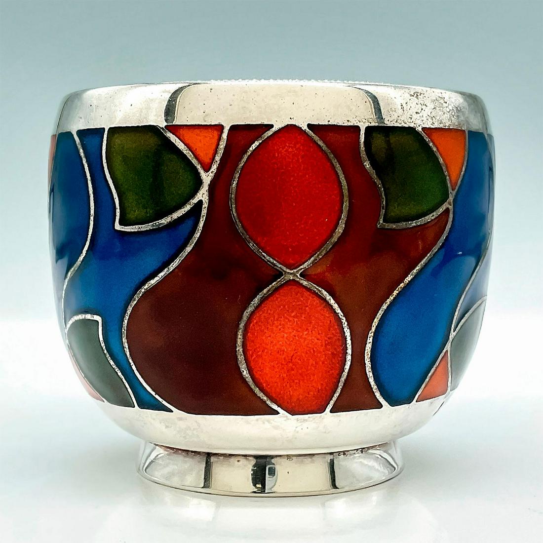 Miguel Pineda (mexican, B. 1940) Signed Enamel Vase Auction