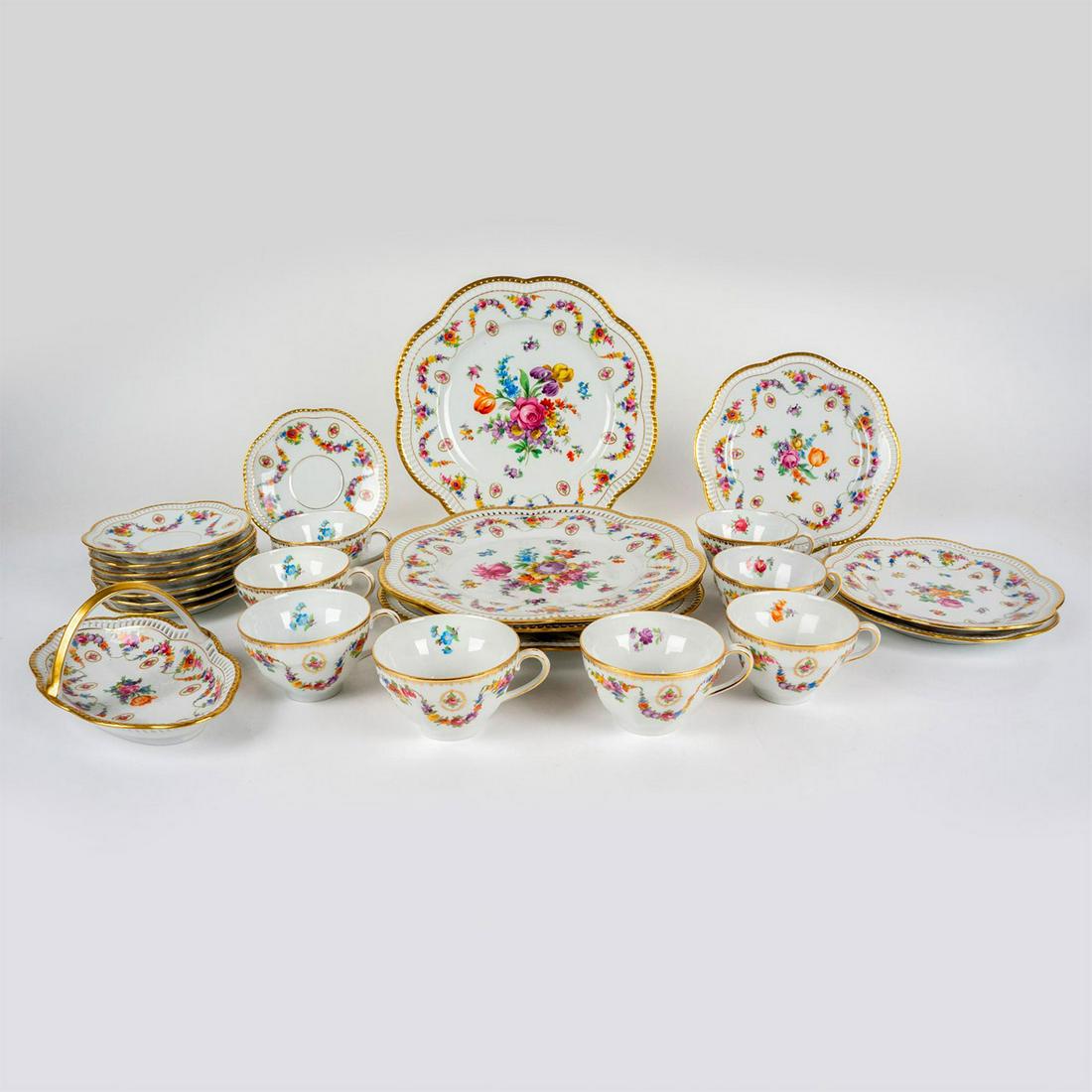 24pc Schumann Bavaria China Dish Set, Schdrea